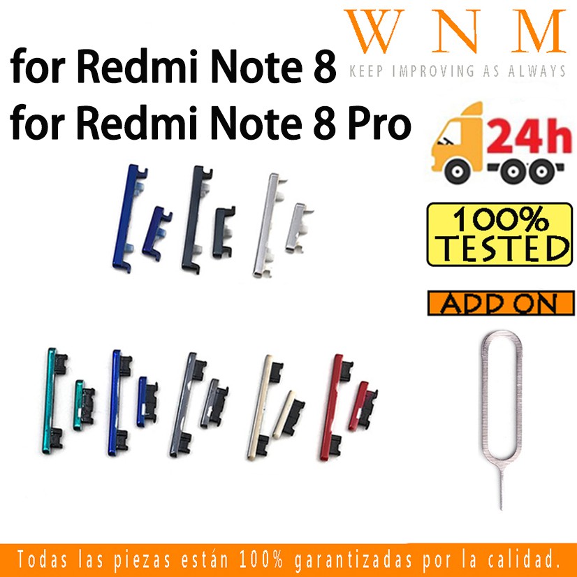 Nút nguồn cho Xiaomi Redmi Note 8 / Pro Power & Volume Side Nút Phím ...