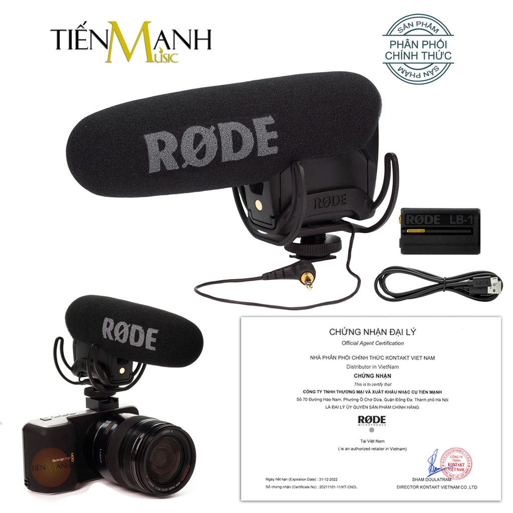 [Chính Hãng] Micro Rode VideoMic Pro Plus Dùng Cho Máy Ảnh, Máy Quay ...