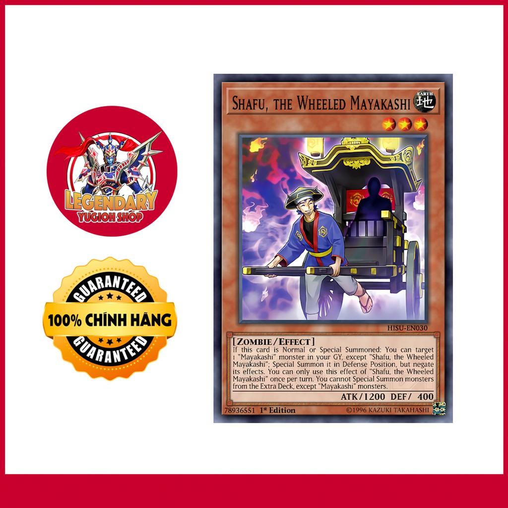 [Thẻ Bài Yugioh Chính Hãng] Shafu, the Wheeled Mayakashi | Shopee Việt Nam