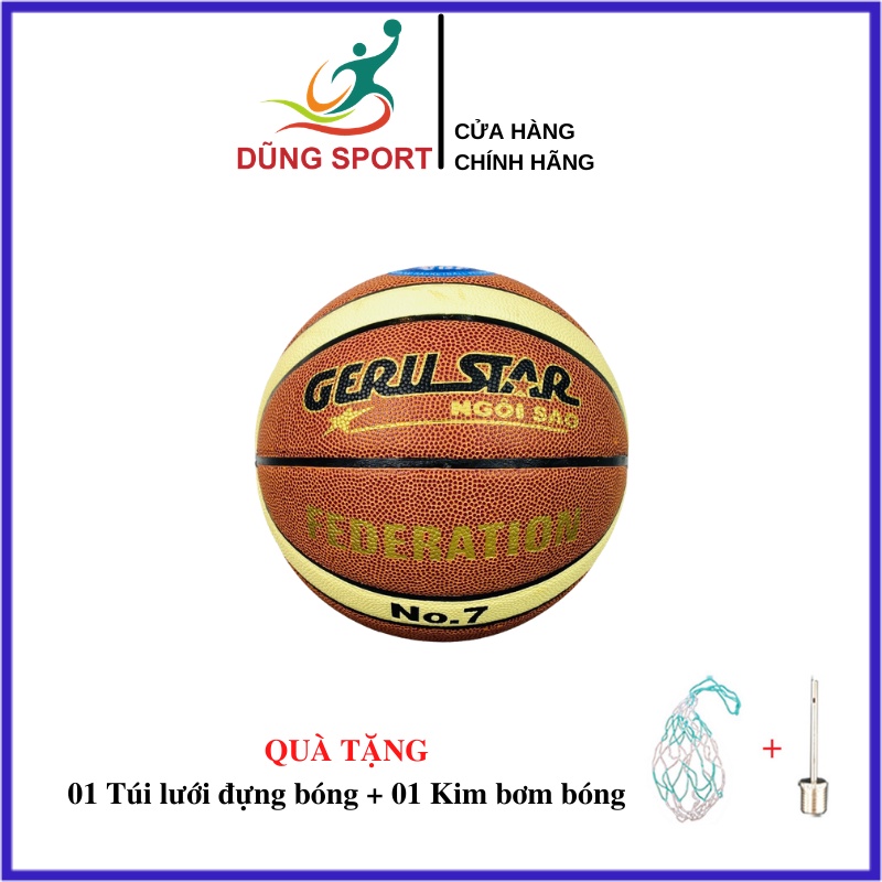 Bóng rổ GERU STAR Federation số 6,7 hàng chính hãng - Banh bóng rổ thi ...