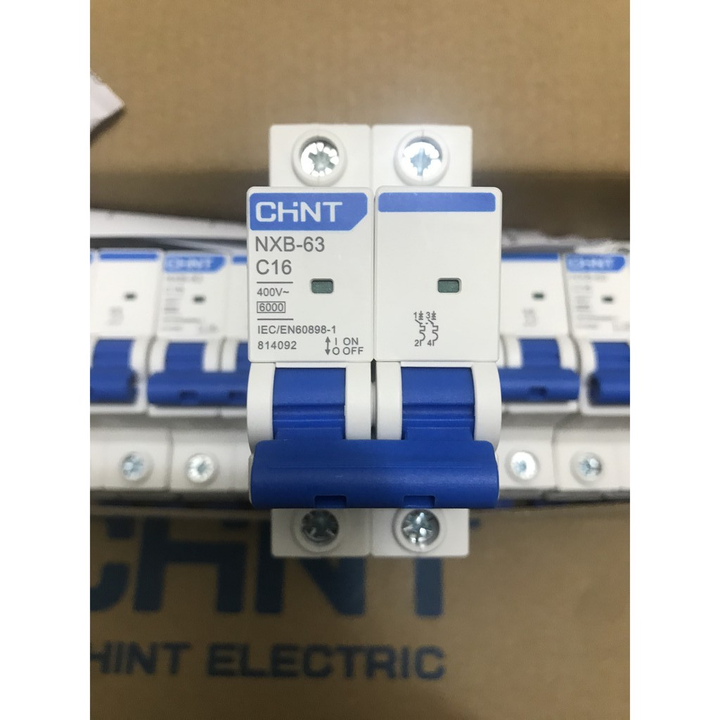 [Chint] Aptomat MCB 2 pha Chint NXB-63 dòng 16A ,20A dòng cắt 6kA , NXB2-16 , NXB2-20 hàng chất ...