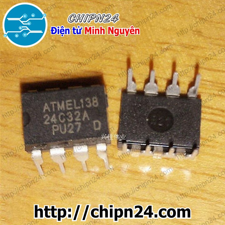 [2 CON] (DIP) IC 24C32 DIP-8 (AT24C32 IC Nhớ EEPROM) | Shopee Việt Nam