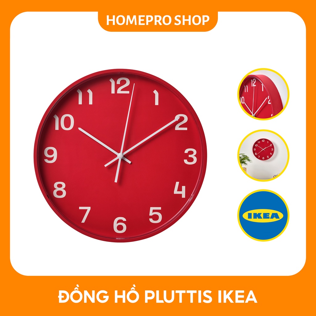 ĐỒNG HỒ TREO TƯỜNG PLUTTIS IKEA CHÍNH HÃNG – PLUTTIS Wall clock ...