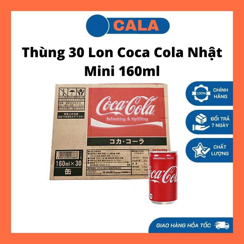 Thùng 30 Lon Coca Nhật Mini 160ml | Shopee Việt Nam