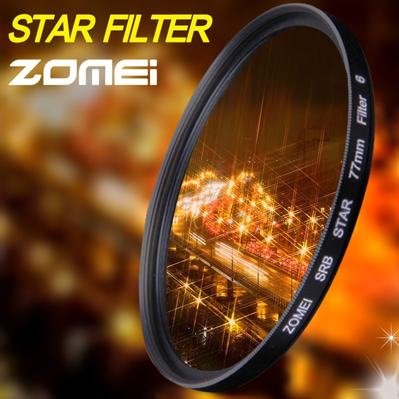 Zomei Star Line Star Filter 4 6 8 Bộ lọc máy ảnh Piot Filtro 49 52 55 ...