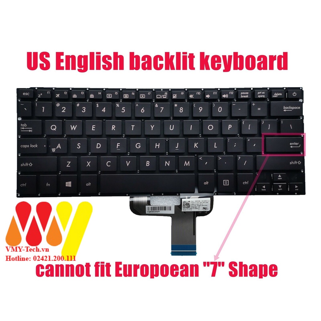 Bàn Phím Laptop Asus UX310 UX410U UX410UA UX410UQ UX410UF UX410UQK ...