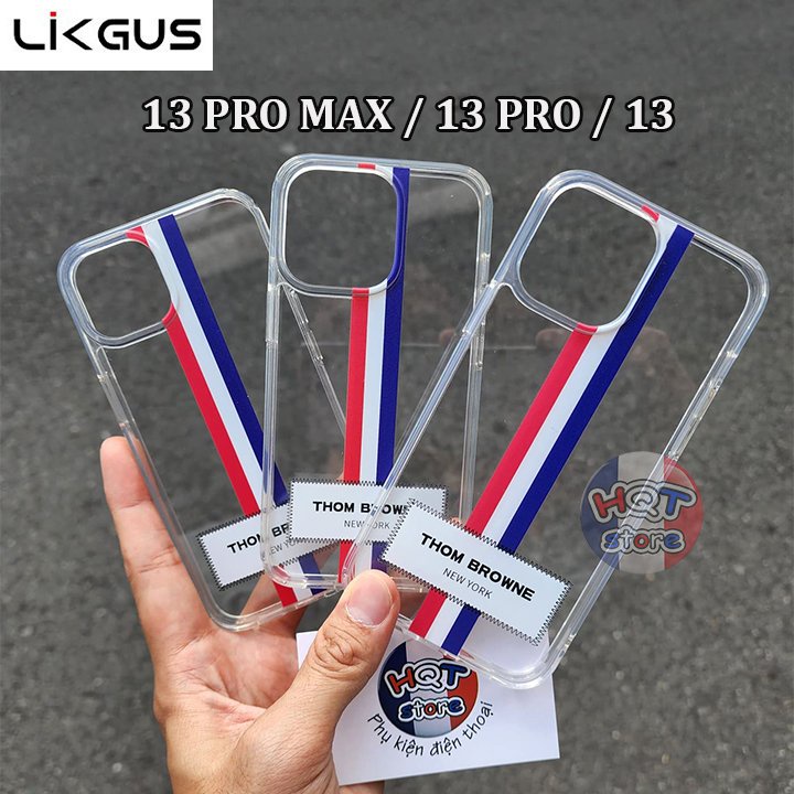 Ốp lưng trong suốt Likgus Zero Thom Browne IP 13 Pro Max / 13 Pro / 13 ...