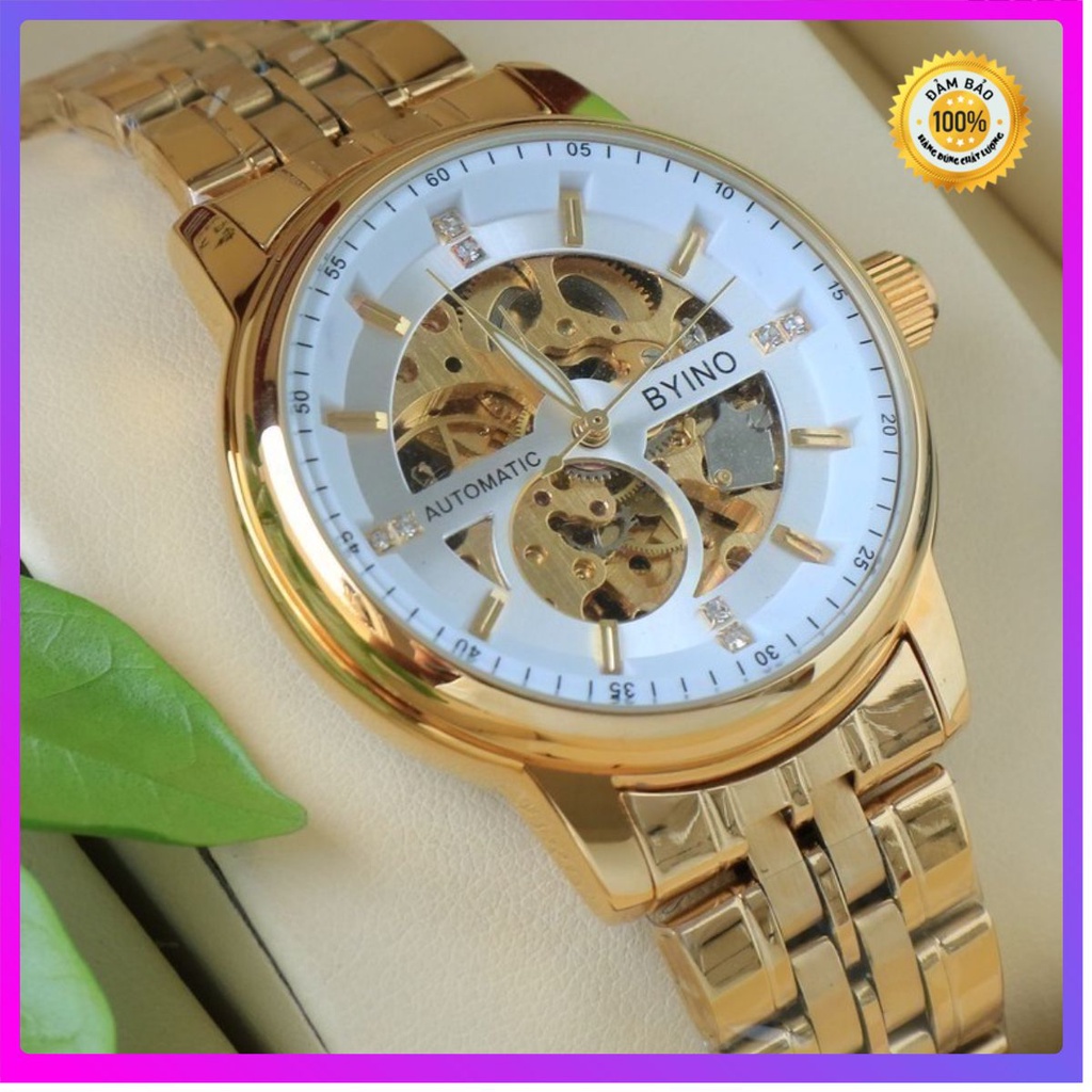 Đồng hồ cơ nam Byino tự động với thiết kế trẻ trung năng động, không ...