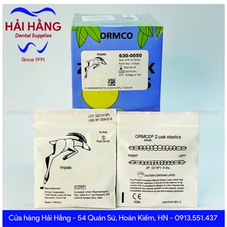 Chun liên hàm chỉnh nha Z-pak Elastics chính hãng ORMCO Z-pak Elastics ...