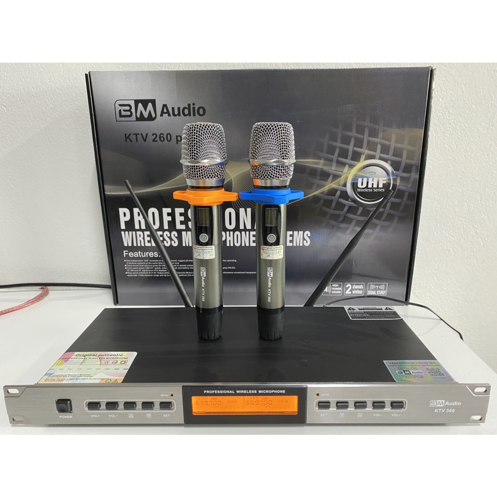 MICRO KHÔNG DÂY CAO CẤP BM - KTV 360 | Shopee Việt Nam