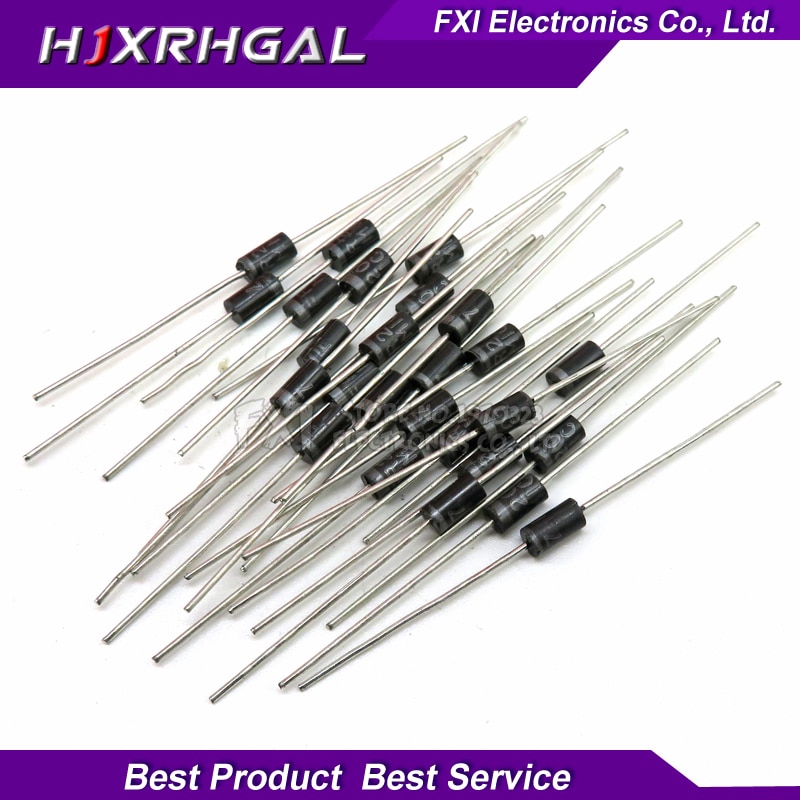 100 Chiếc RL207 Chỉnh Lưu Diode 2A 1000V DO-15 Mới Chính Hãng | Shopee ...