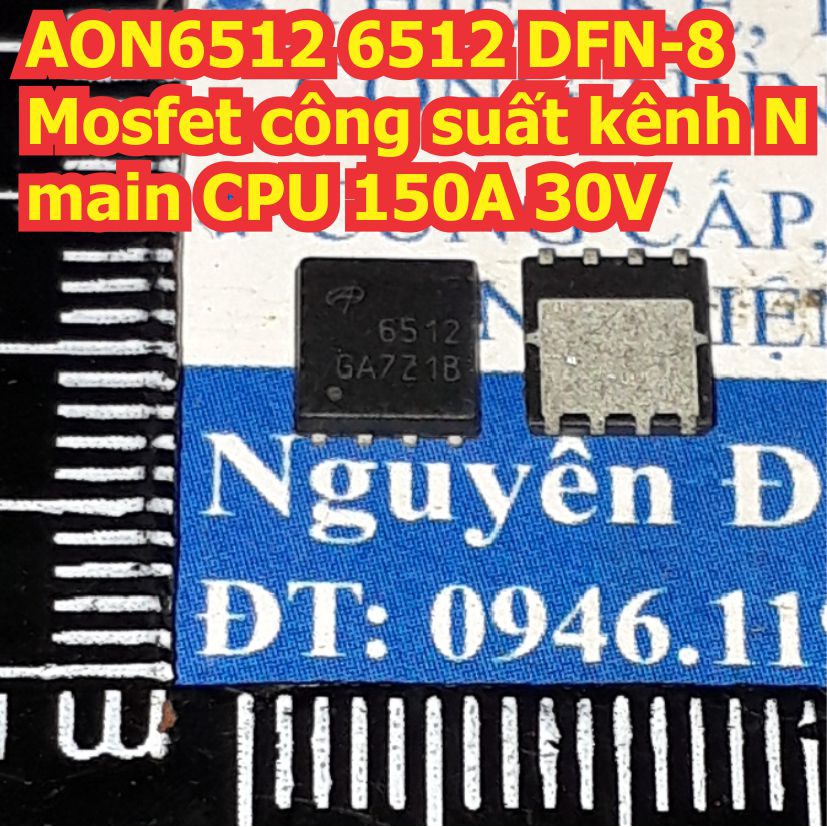 3 con AON6512 6512 DFN-8 Mosfet công suất kênh N main CPU 150A 30V kde8182 | Shopee Việt Nam