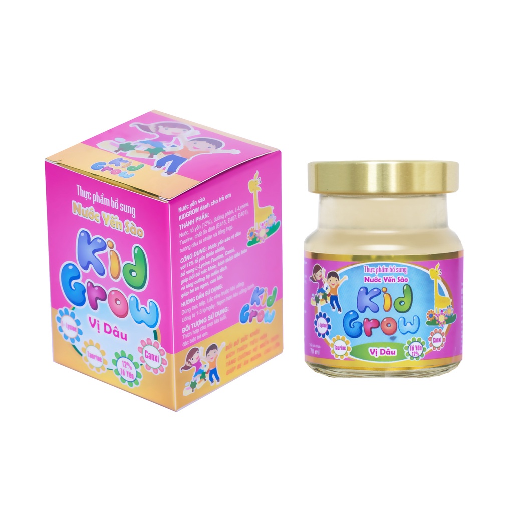 Nước yến sào Kid Grow - Lọ 70ml | Shopee Việt Nam