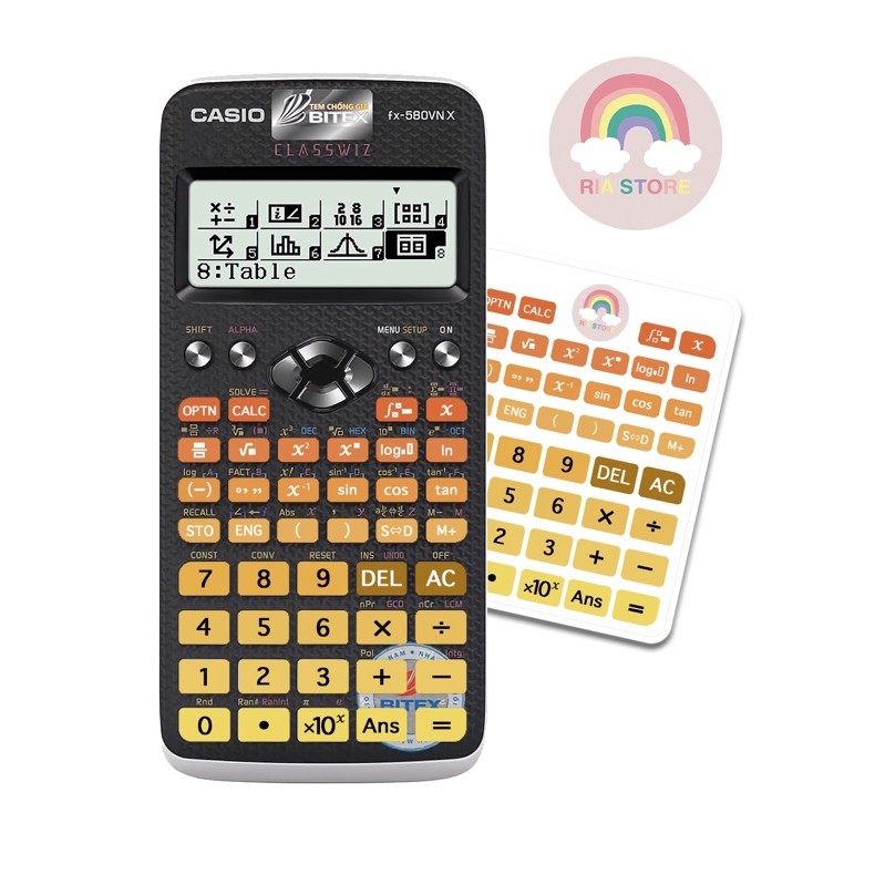 Dán phím máy tính casio 580 | Shopee Việt Nam