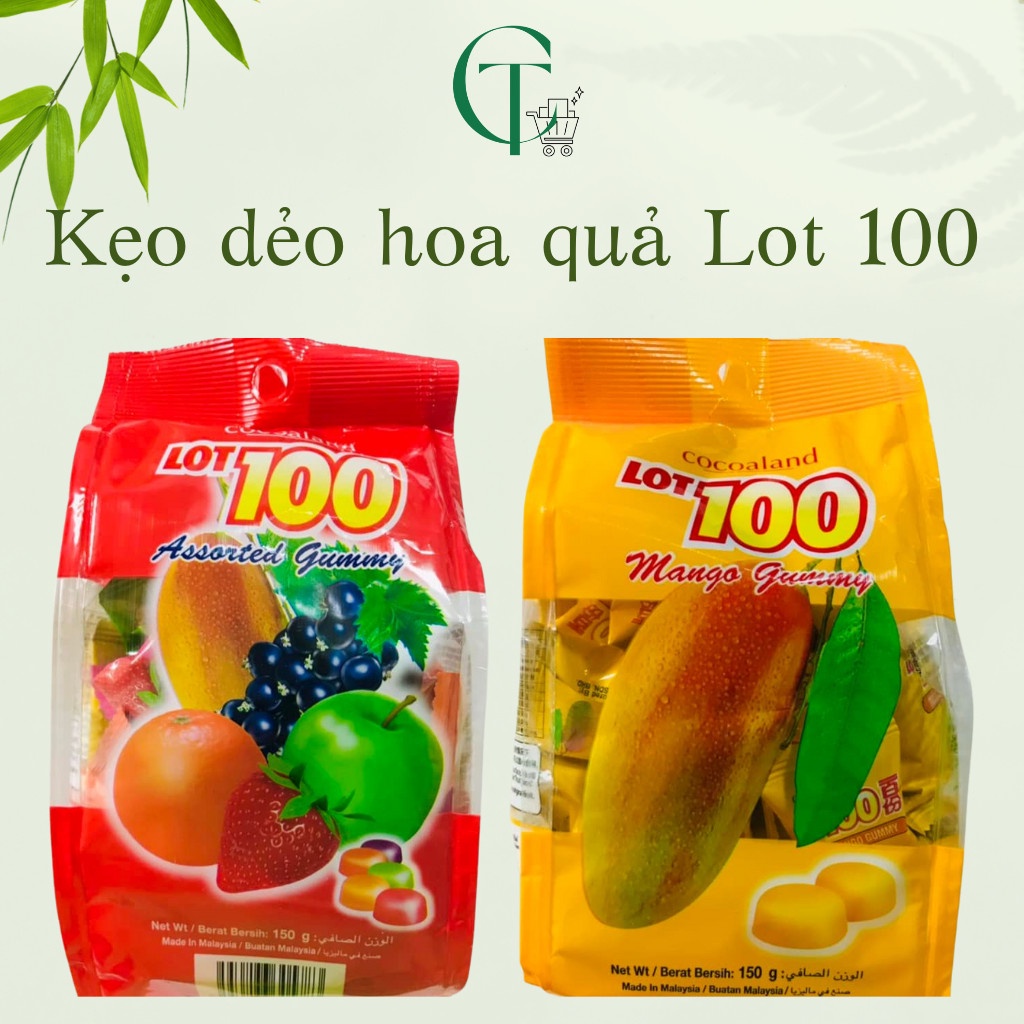Kẹo dẻo hoa quả Lot 100 vị thơm ngon gói 150g | Shopee Việt Nam