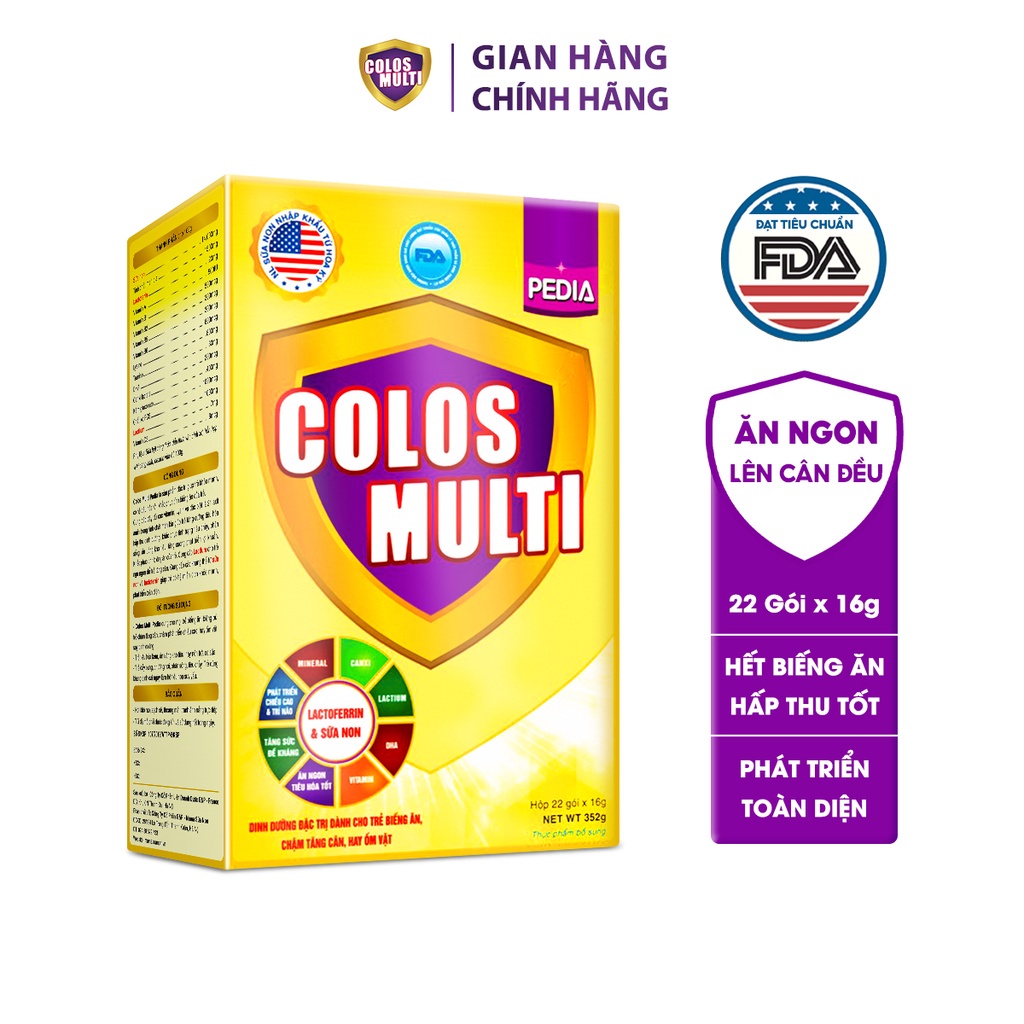 [Chính Hãng] Mama Sữa Non Colos multi Pedia ( hộp 352g ) | Shopee Việt Nam