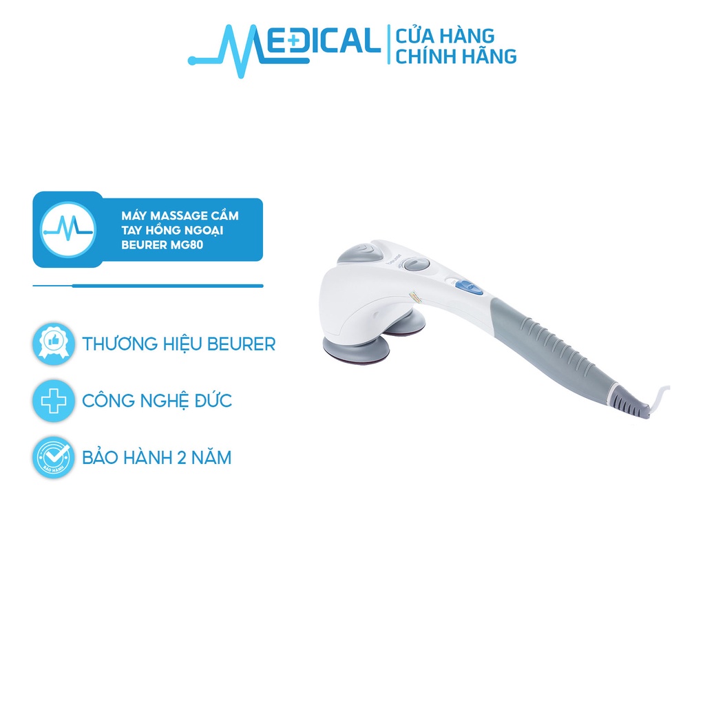 Máy massage cầm tay hồng ngoại BEURER MG80, bảo hành 2 năm chính hãng - MEDICAL | Shopee Việt Nam