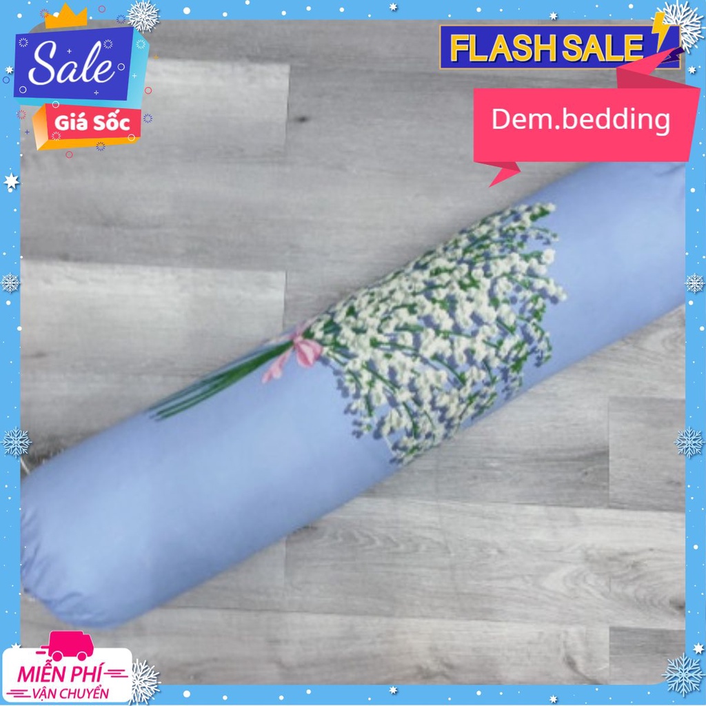 Vỏ gối ôm,vỏ gối, bao gối ôm cotton poly,kích thước 35x100cm có dây rút ...
