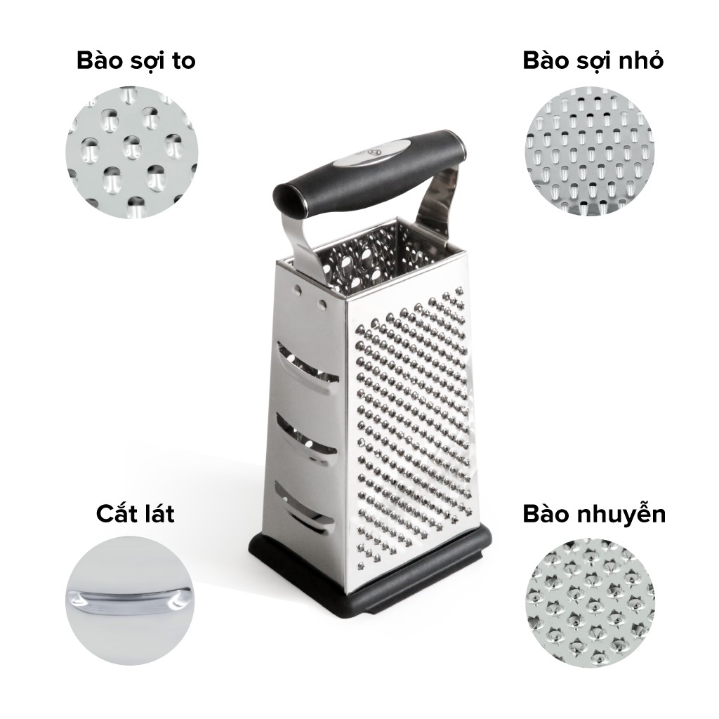Dụng Cụ Bào Rau Củ 4 Mặt Benchusch - Cắt Lát, Bào Sơi To, Bào Sơi Nhỏ, Nạo Rau Củ Quả Đa Năng ...