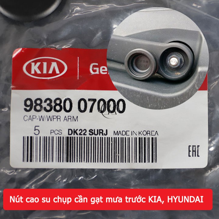 Nút cao su chụp ốc cần gạt mưa Kia Huyndai chính hãng | Shopee Việt Nam