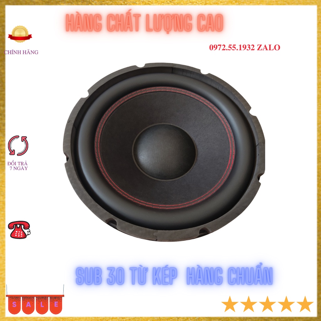 Loa sup 30 viền chỉ đỏ TỪ KÉP 120-120 - tiếng trong nghe rất ấm len dàn ...