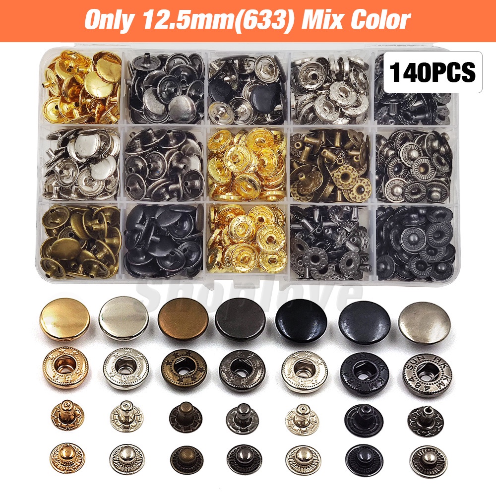 Alat Pasang Butang Besi Bộ Dụng Cụ Kìm Kẹp Kim Loại Với Khóa Cài Cài ...