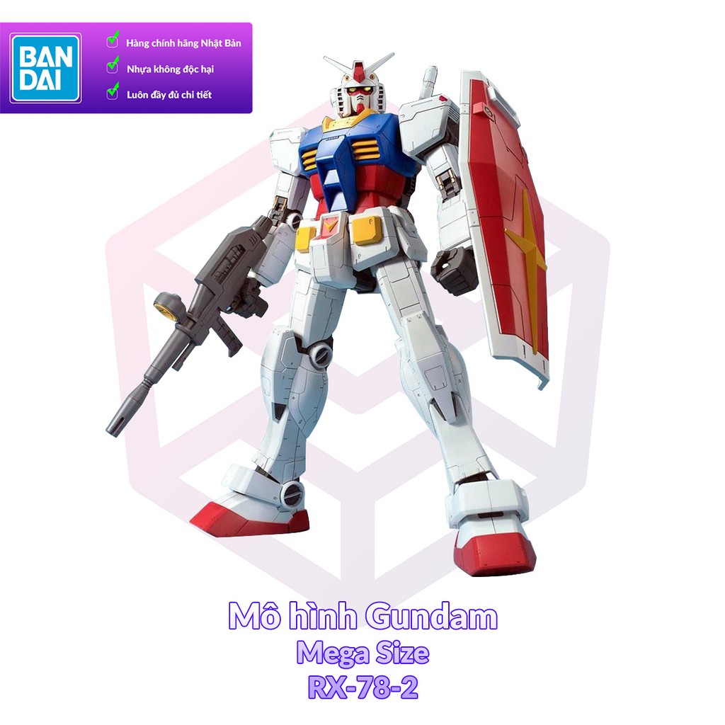 Mô Hình Gundam Bandai Mega Size Model RX-78-2 Gundam 1/48 MS Gundam ...