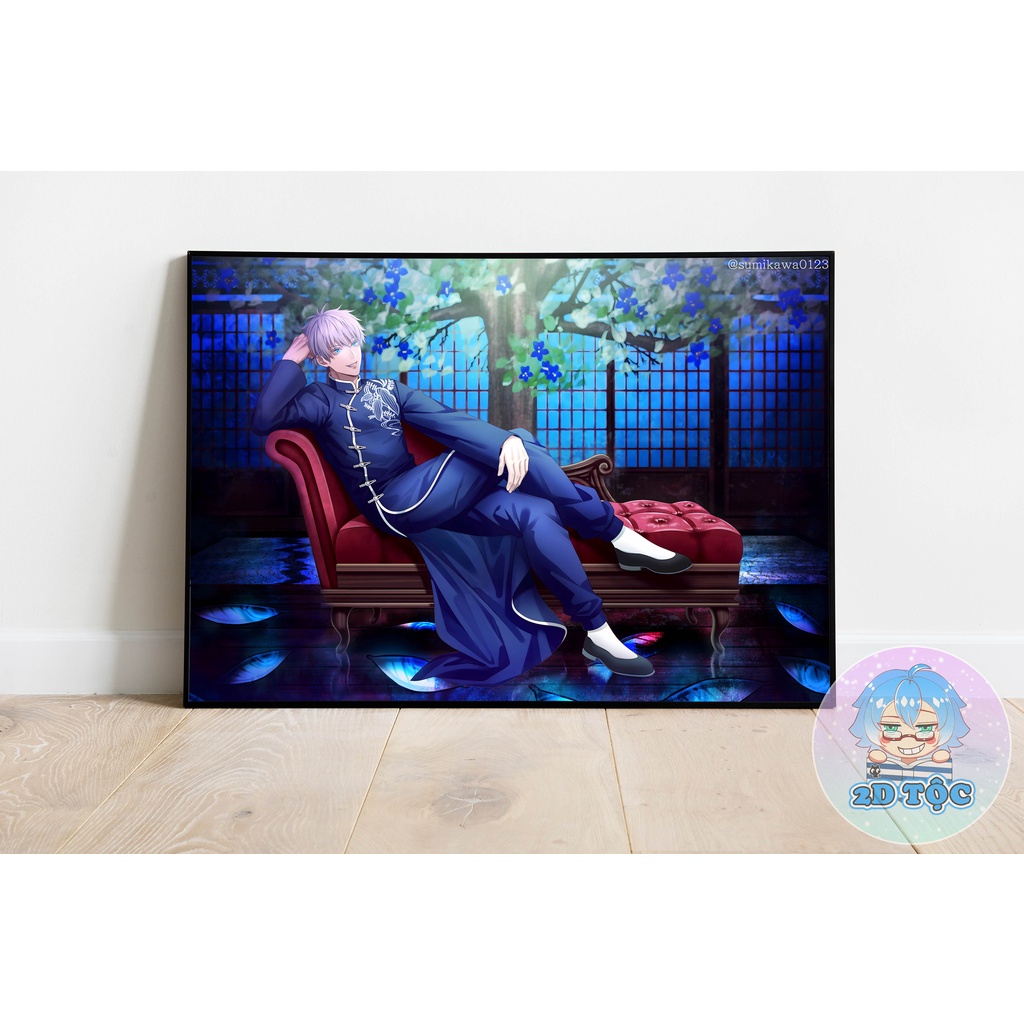 TRANH POSTER A3 GOJO SATORU (4) ANIME MANGA JUJUTSU KAISEN CHÚ THUẬT ...