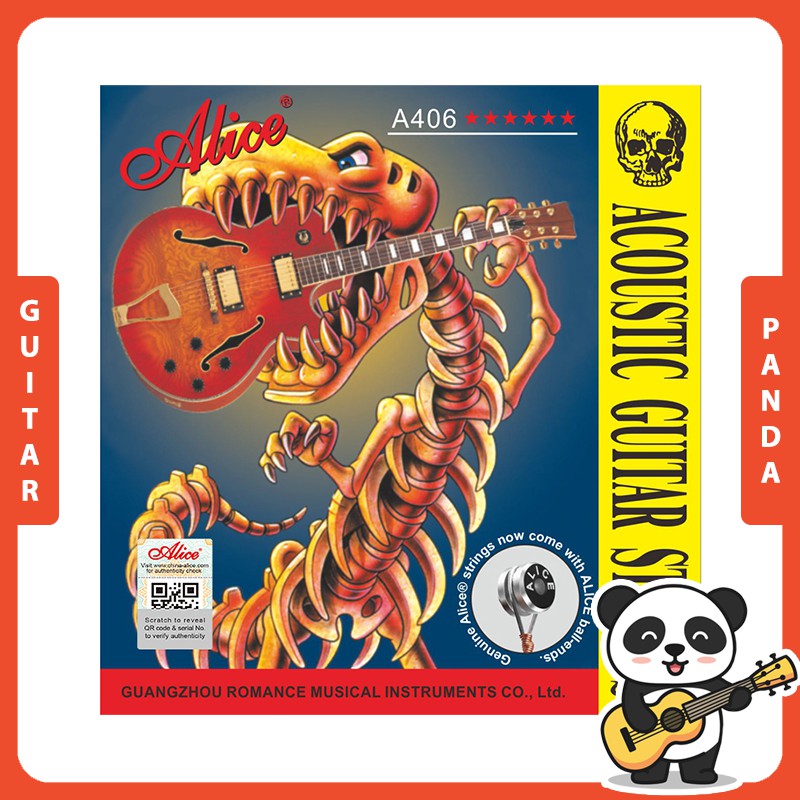 Dây Đàn Guitar Acoustic Alice AW436 AW432 A406 | Guitar Panda | Shopee ...