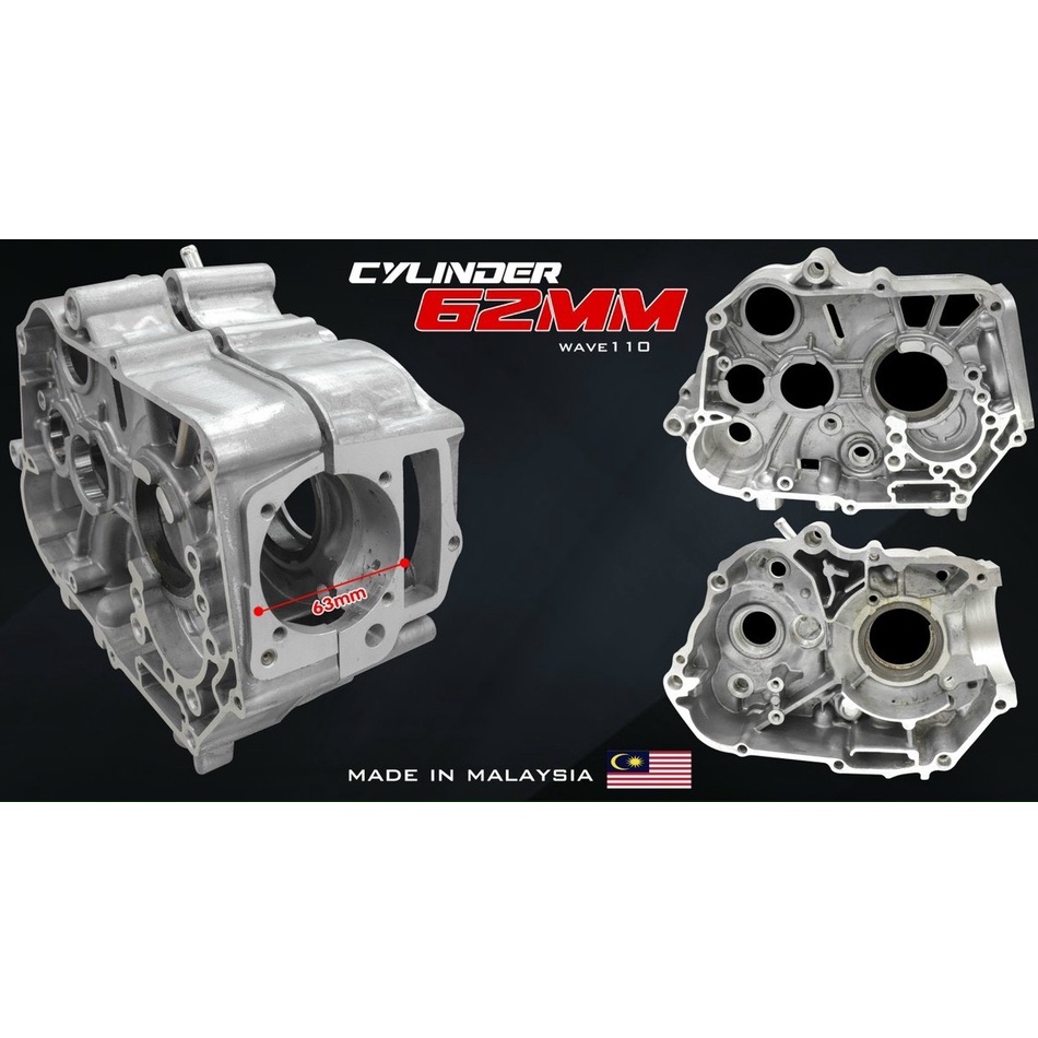 Cặp lốc Wave Nice họng lốc 62 dùng cho Dream Wave Cub 67 chaly SYM ...