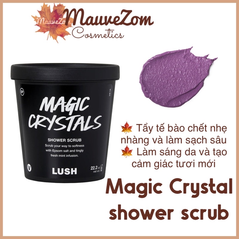 Sữa tắm có hạt Scrub LUSH - Magic Crystals Shower Scrub | Shopee Việt Nam