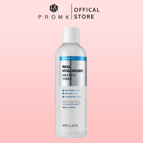 Sữa dưỡng da Wellage Real Hyaluronic Milk Peel Toner 300ml | Shopee ...