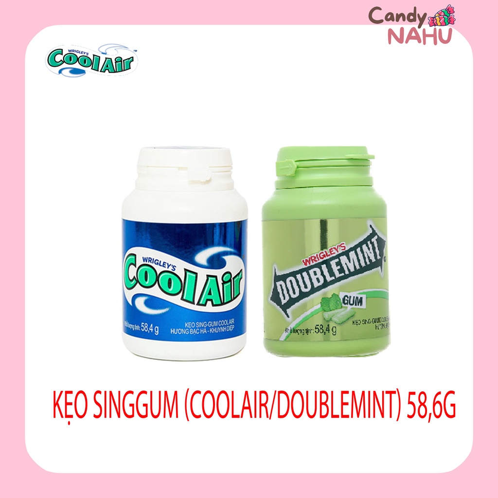 Combo 6 Hũ Singgum (Coolair/Doublemint) 58,6g | Shopee Việt Nam