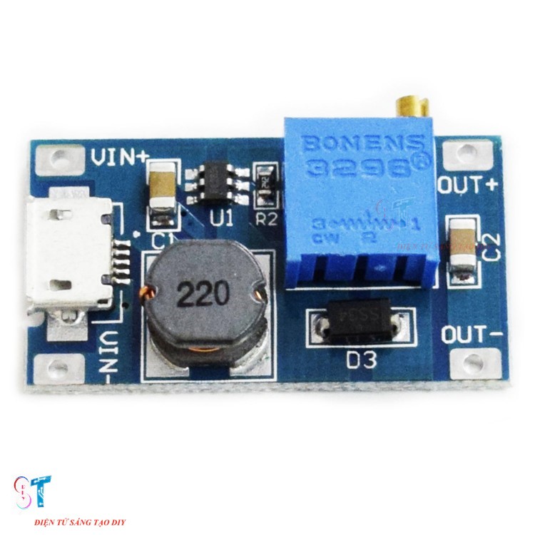 Mạch Tăng Áp - Module BOOST DC-DC 2-24VDC 2A | Shopee Việt Nam