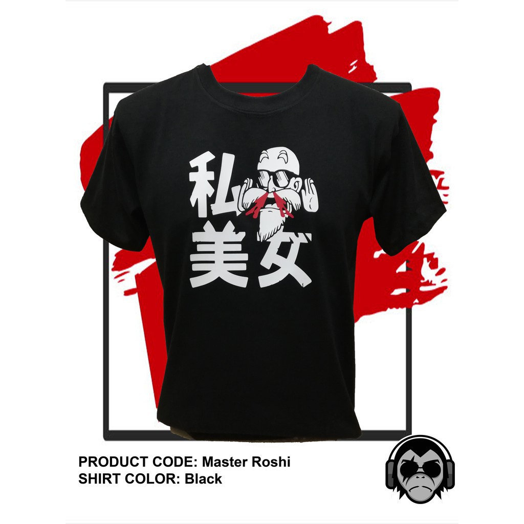 Áo MASTER ROSHI Dragon Ball Z anime inspired shirt unisex đẹp | Shopee ...