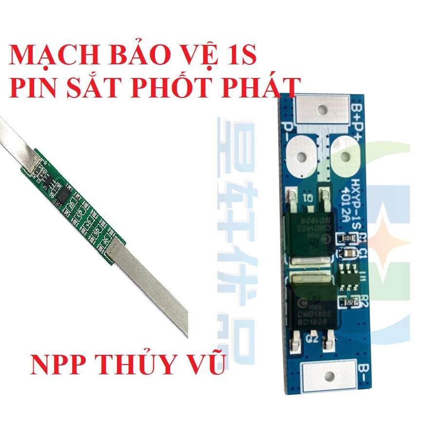 MẠCH BẢO VỆ 1S - BMS 1S PIN SẮT - BMS 1S 3.2v | Shopee Việt Nam