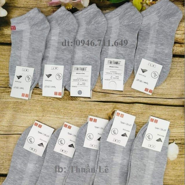 Uniqlo! (10 đôi) | Shopee Việt Nam