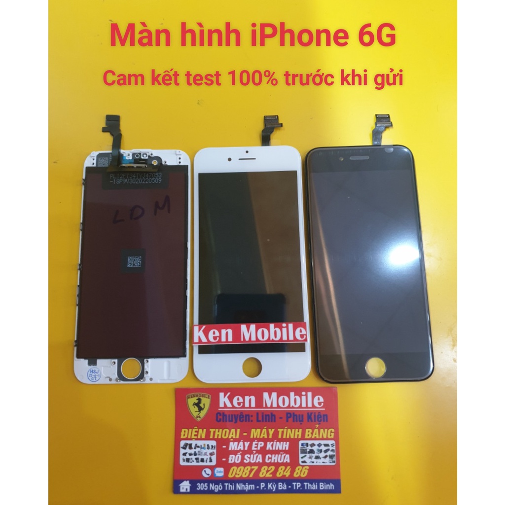 Màn Hình Nguyên Bộ Tương Thích Cho ip6g / ip 6g, Loại Linh Kiện (tặng tô vít + cường lực ...