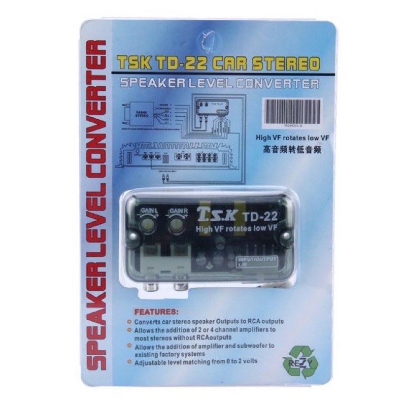TSK TD-22 Bộ Chuyển Đổi Âm Thanh xe Hơi | Shopee Việt Nam