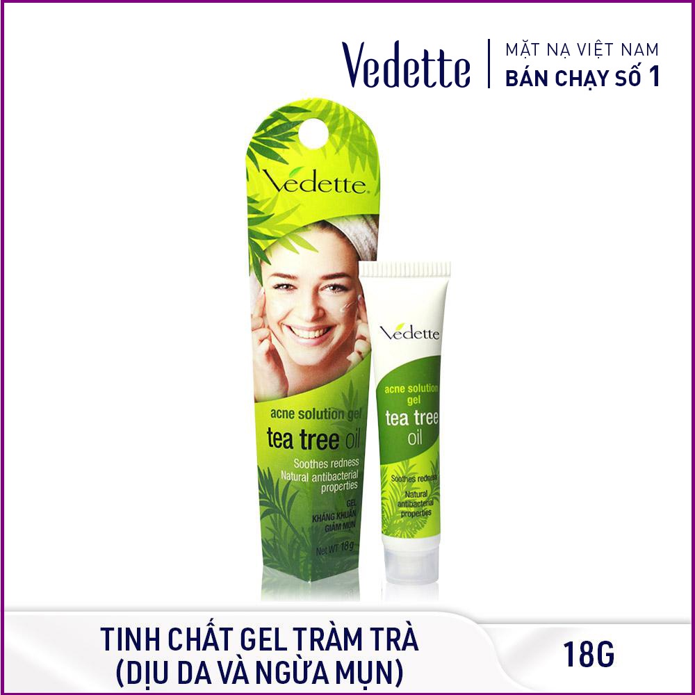 GEL KHÁNG KHUẨN GIẢM MỤN 18g TEA TREE OIL VEDETTE - TP01002005001 ...