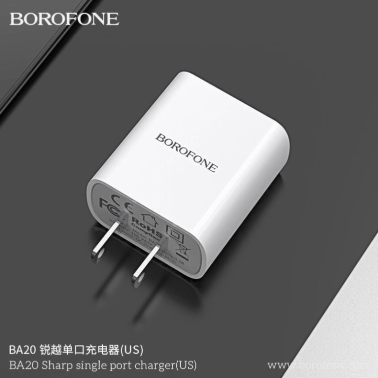 Củ sạc Borofone BA20 2.1A chính hãng - Bảo hành 1 đổi 1 12 tháng toàn ...