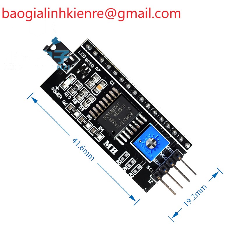 Mạch Chuyển Đổi Giao Tiếp I2C Cho LCD 1602/LCD 2004 | Shopee Việt Nam