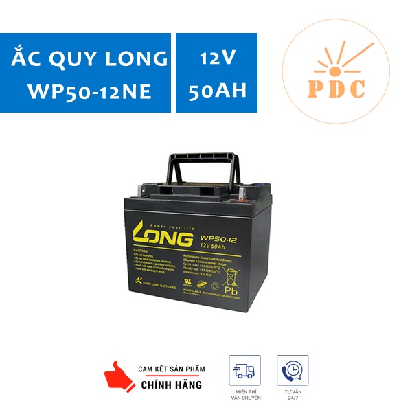 Ắc Quy LONG 12V 50Ah, WP50-12NE - (PDC-TECH) | Shopee Việt Nam