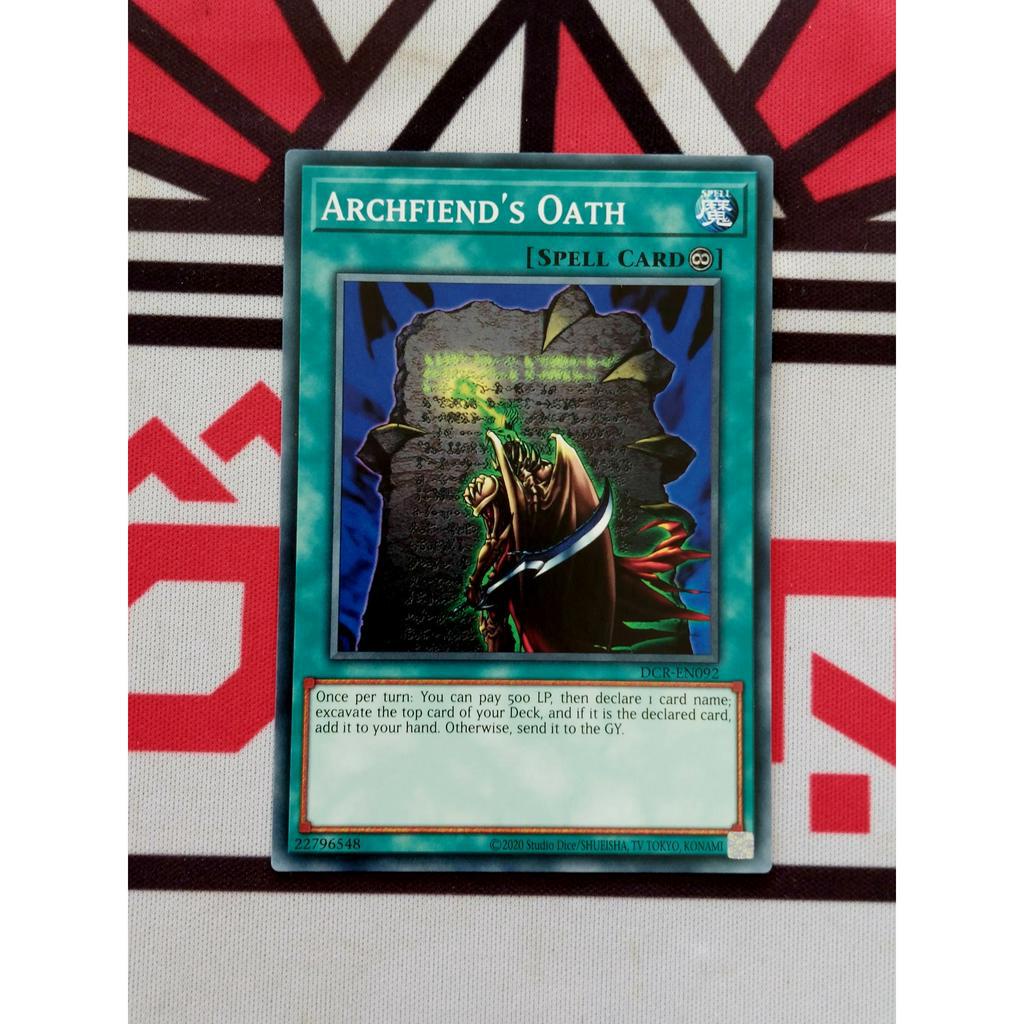 [ Đỗ Lạc Shop ] Thẻ Bài Yugioh Spell Archfiend's Oath - DCR-EN092 ...