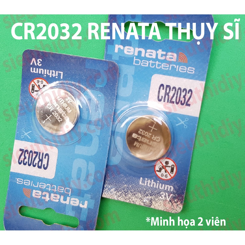 Pin CR2032 3VDC Renata dùng cho điều khiển, máy vi tính | Shopee Việt Nam