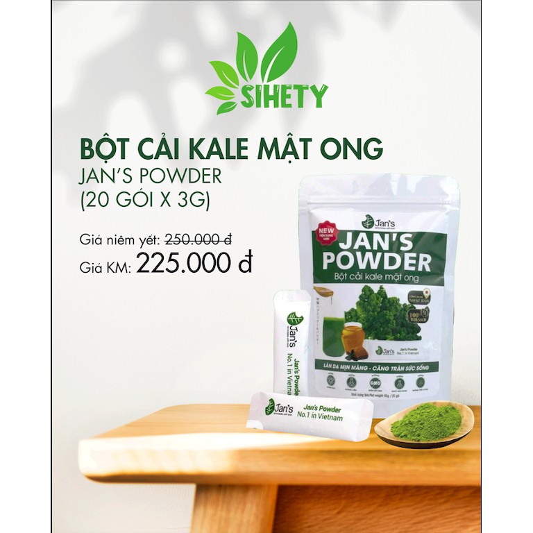Bột Cải Kale Mật Ong Jan's Powder | Shopee Việt Nam