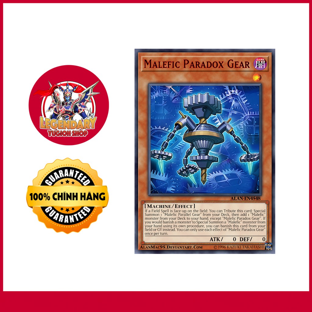 [Thẻ Bài Yugioh Chính Hãng] Malefic Paradox Gear | Shopee Việt Nam