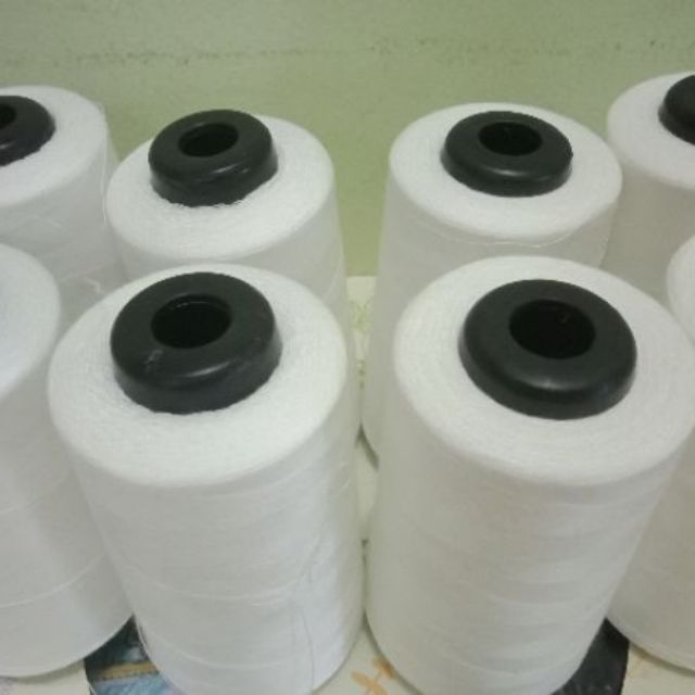Chỉ may cotton trắng kem sợi dai chắc bền | Shopee Việt Nam