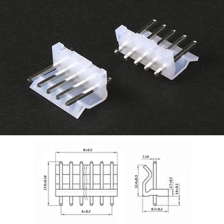 20PCS Connector CH3.96 3.96 Top Entry Pitch:3.96MM 180 degree Pin Header Molex 3.96 2A 3A 4A 5A ...
