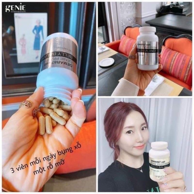 VIÊN HUỶ MỠ BỤNG GENIE DEMAR87 BELLY HÀN QUỐC | Shopee Việt Nam